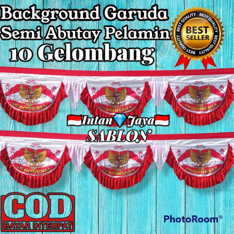 Jual BENDERA BACKGROUND GARUDA SULTAN TERBARU PAJANG 8,5 METER | Shopee ...