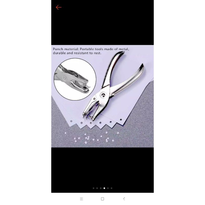 Jual PEMBOLONG hang tag, DIAMETER 1.5 mm. one hole punch/perforator ...