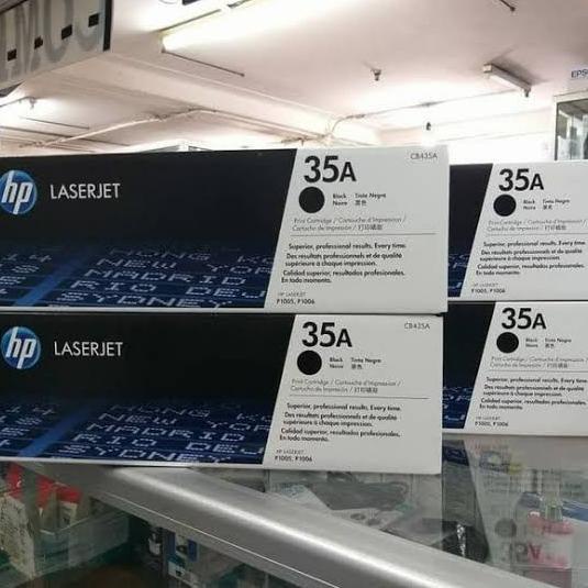 Jual HP LASER JET P1005 CATRIDGE 35A CB435a BARU | Shopee Indonesia