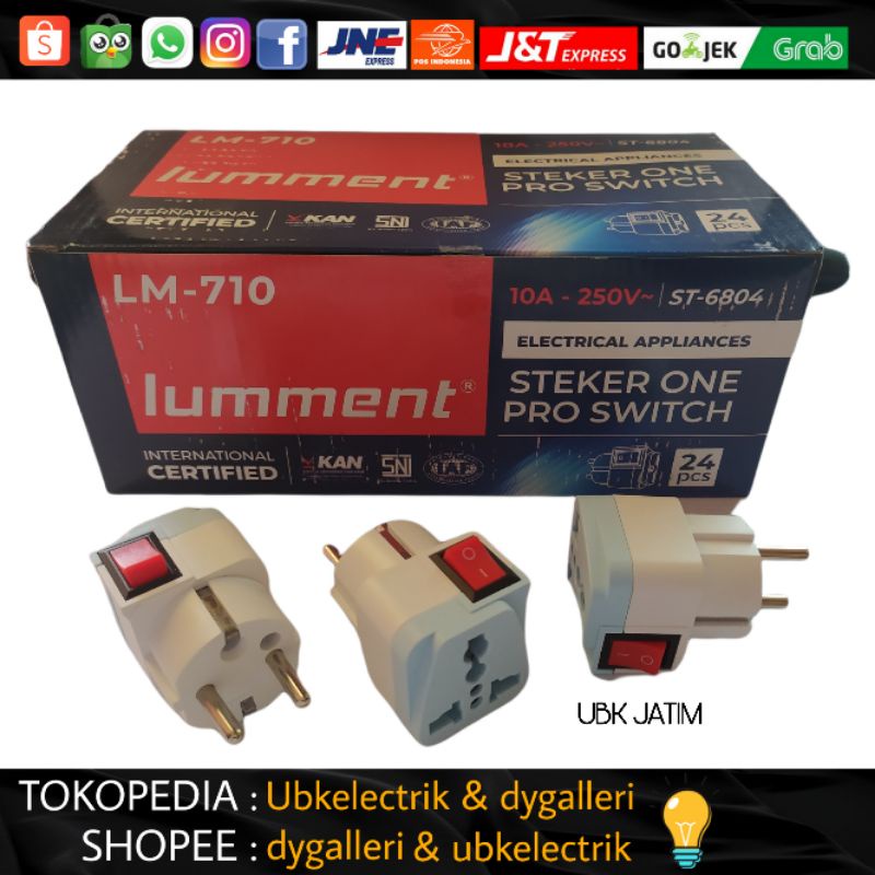 Jual OVER STEKER LISTRIK KAKI 3 ONE PRO ST6803 & SWITCH ST6804 LUMMENT ...