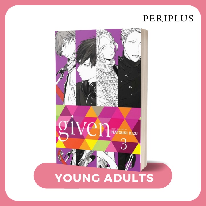 Jual Given, Vol. 3, Volume 3-9781974711840-Buku Ori Periplus | Shopee ...