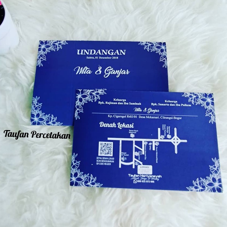 Jual undangan pernikahan nikah custom design bisa request | Shopee ...