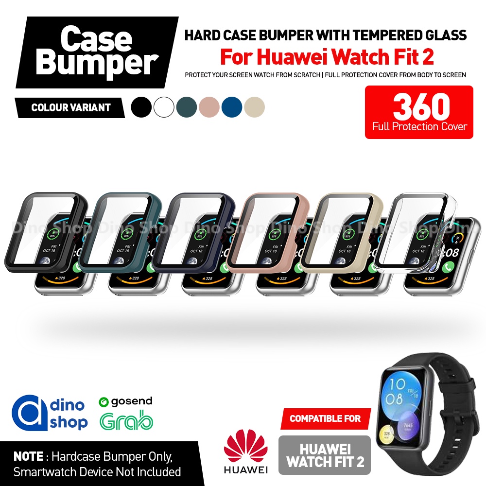 Jual Hard Case Bumper For Huawei WATCH FIT 2 Active Screen Protector ...