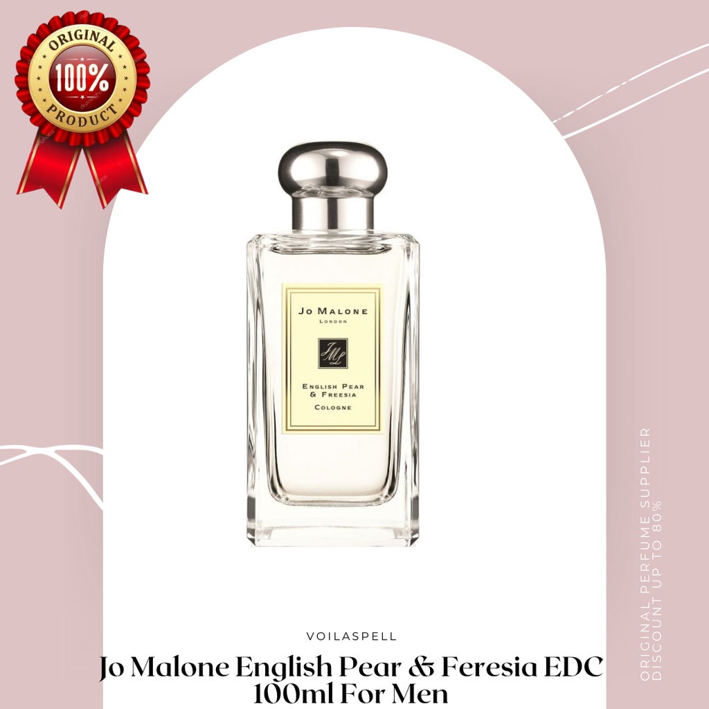 Jual JOML ENGLISH PEAR & FRESIA 100ML FOR UNISEX ORIGINAL BY VOILASPELL/PARFUM ORIGINAL IMPORT ...