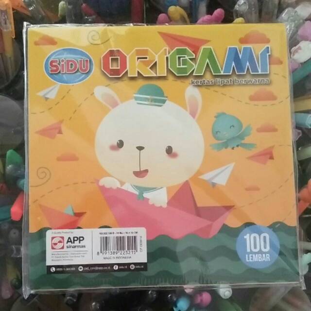 Jual Kertas lipat ORIGAMI SIDU ukuran 16x16cm isi 100sheet | Shopee ...