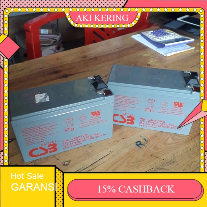 Jual battery 12v 9ah csb original vietnam good ups | Shopee Indonesia
