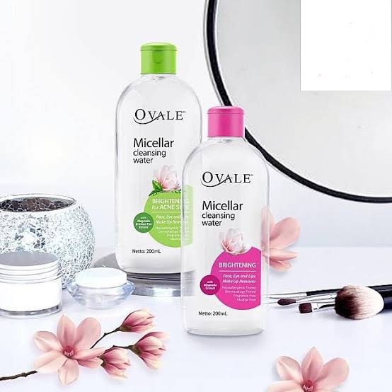 Jual Ovale Micellar Cleansing Water Bright -- Acne 200ml | Shopee Indonesia