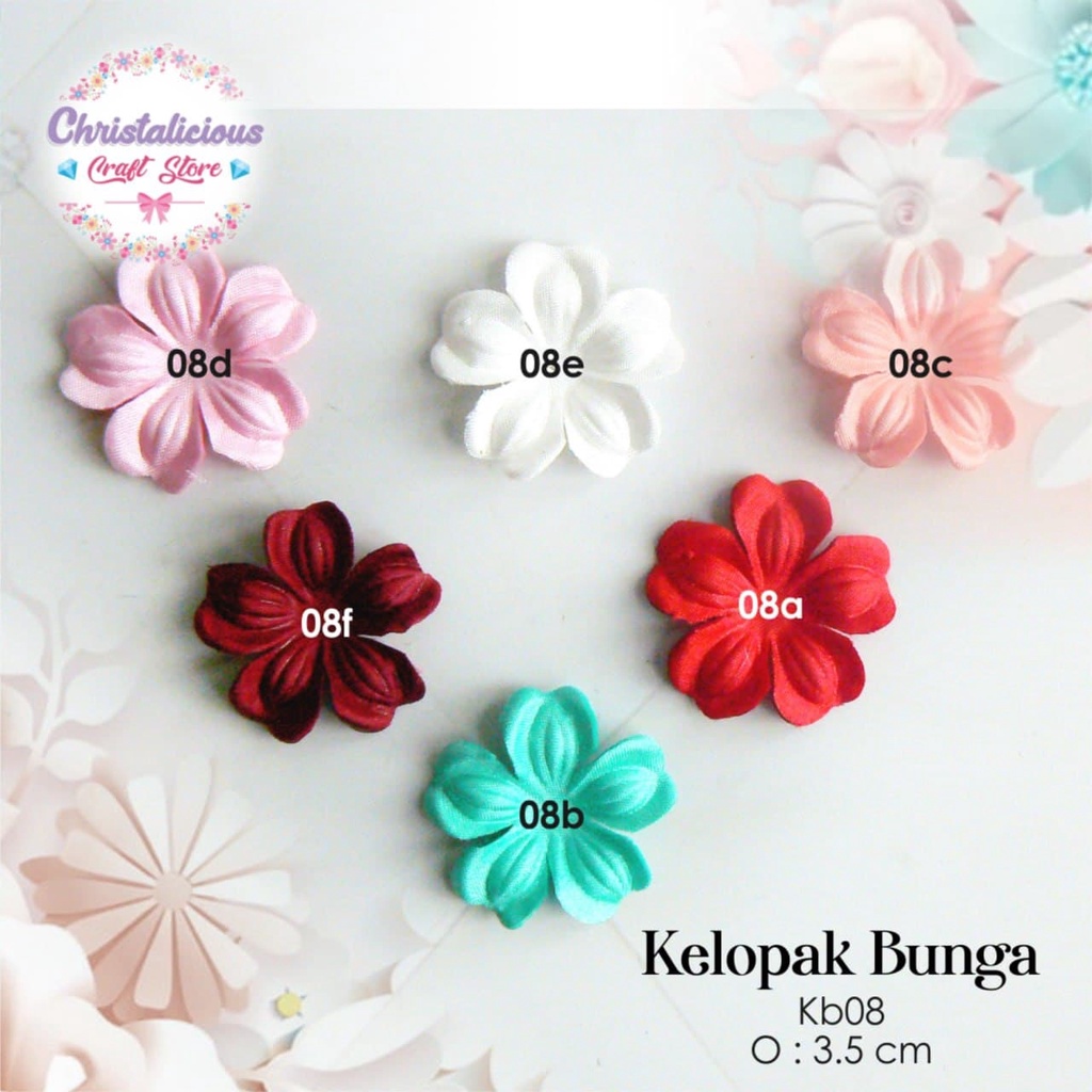 Jual Kelopak bunga Kb08 , bunga hanna, bunga sakura, kelopak bunga ...