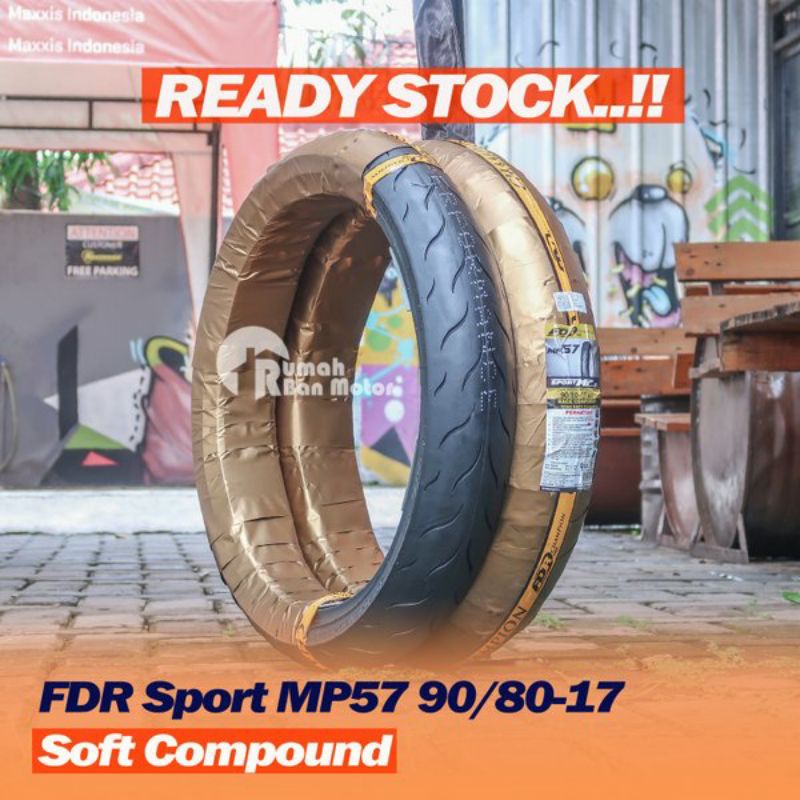 Jual Ban Tubles Soft Compound FDR Champion MP 57 90 / 80 17 Free Pentil ...