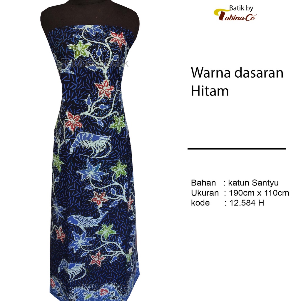 Jual Batik Tulis Khas Sidoarjo Motif Udang Bandeng | Shopee Indonesia