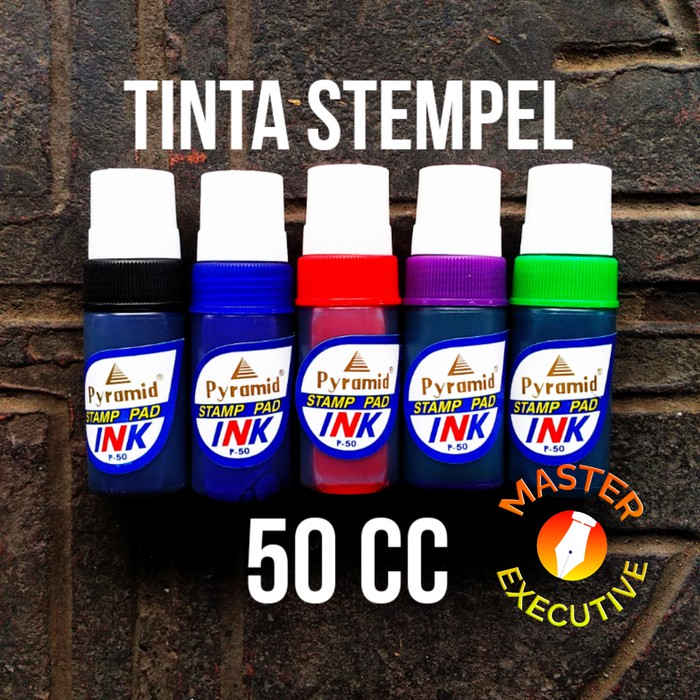 Jual Pyramid Stamp Pad Ink P-50 / Tinta Stempel Cap 50 cc - Hitam ...
