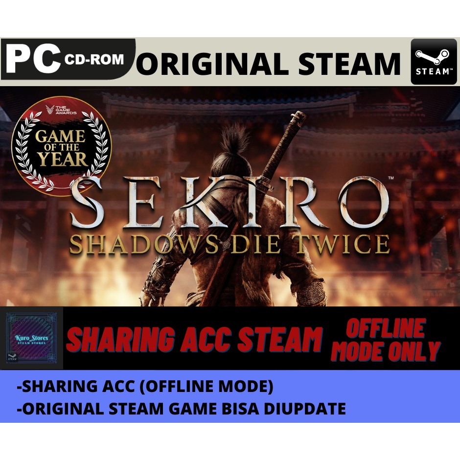 Jual Sekiro Shadows Die Twice (GOTY) PC Game Sharing Original | Shopee Indonesia