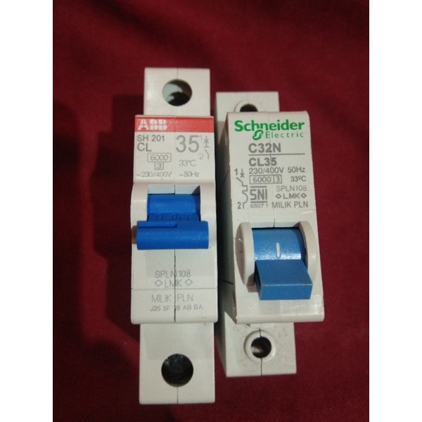 Jual mcb ABB schneider 35A modifikasi | Shopee Indonesia