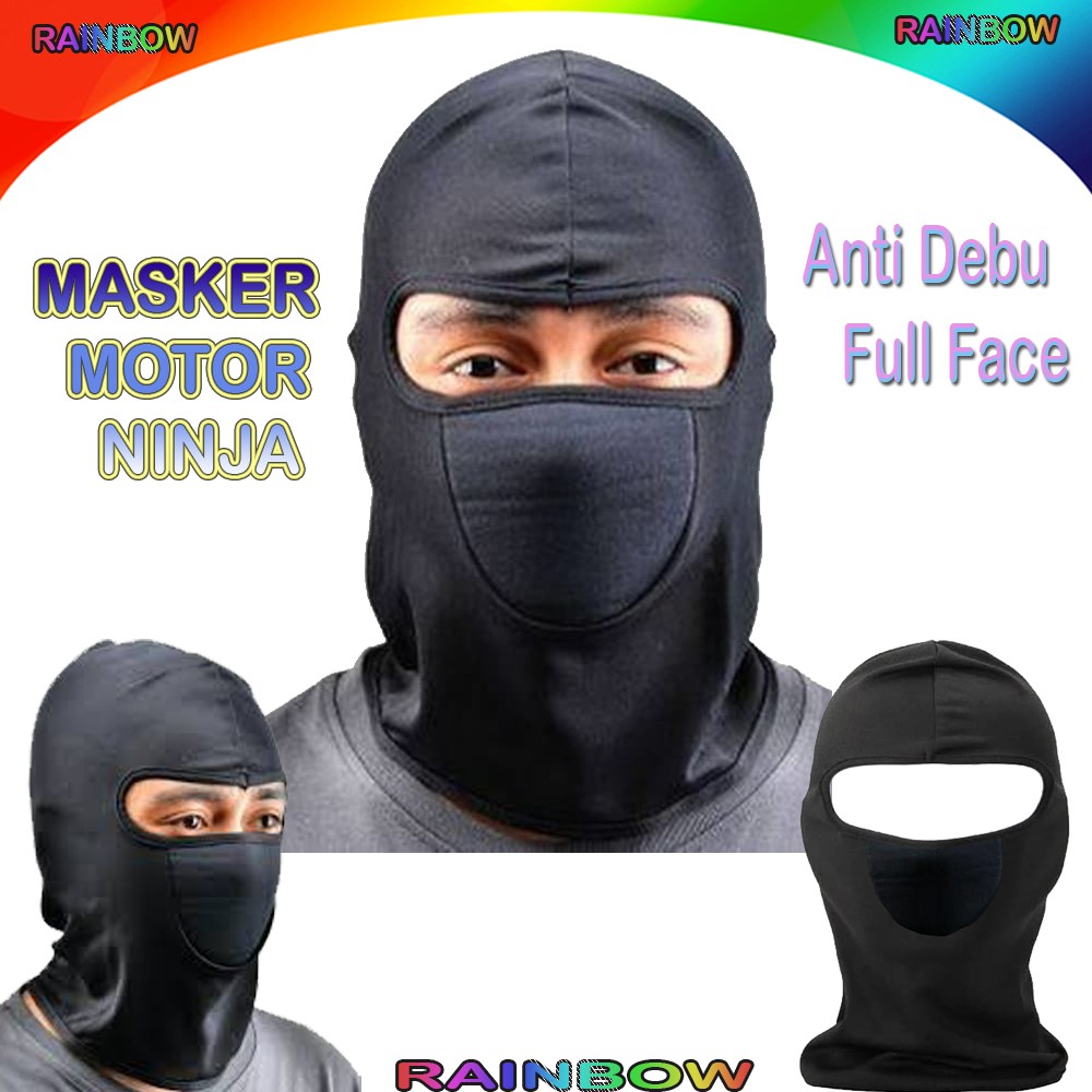 Jual Masker Motor Ninja Full Face Anti Debu masker ninja assasin masker ...