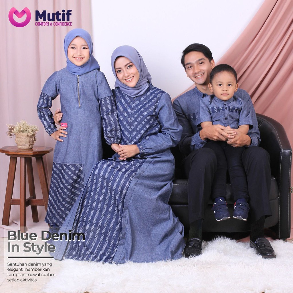 Jual Sarimbit Keluarga MUTIF VOLVO SERIES || Gamis Mutif Damoza Upmore ...
