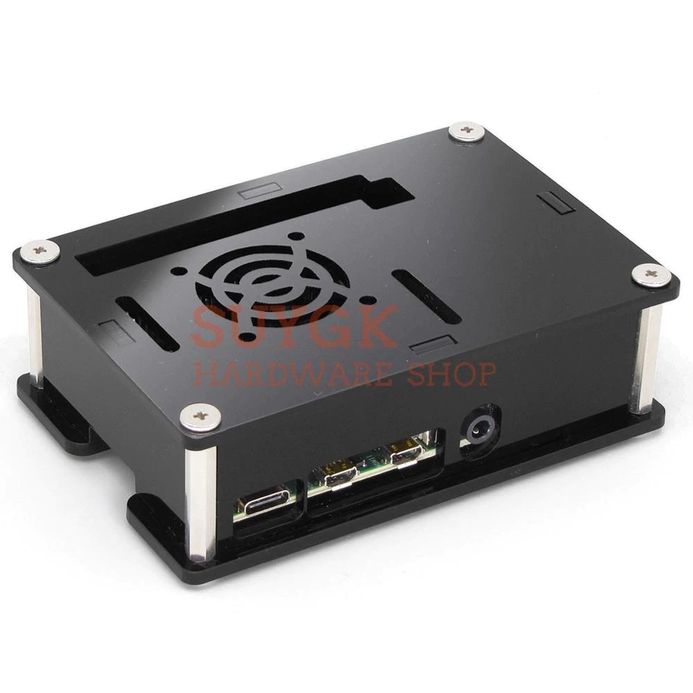 Jual Bebas ongkir Raspberry PI 4 CASE BOX PMMA acrylic enclosure for ...