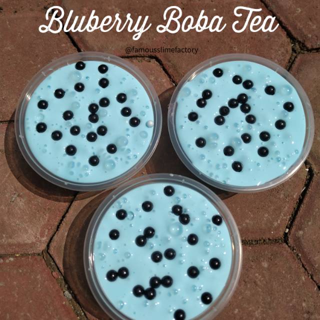 Jual SLIME - Bluberry boba tea | Shopee Indonesia