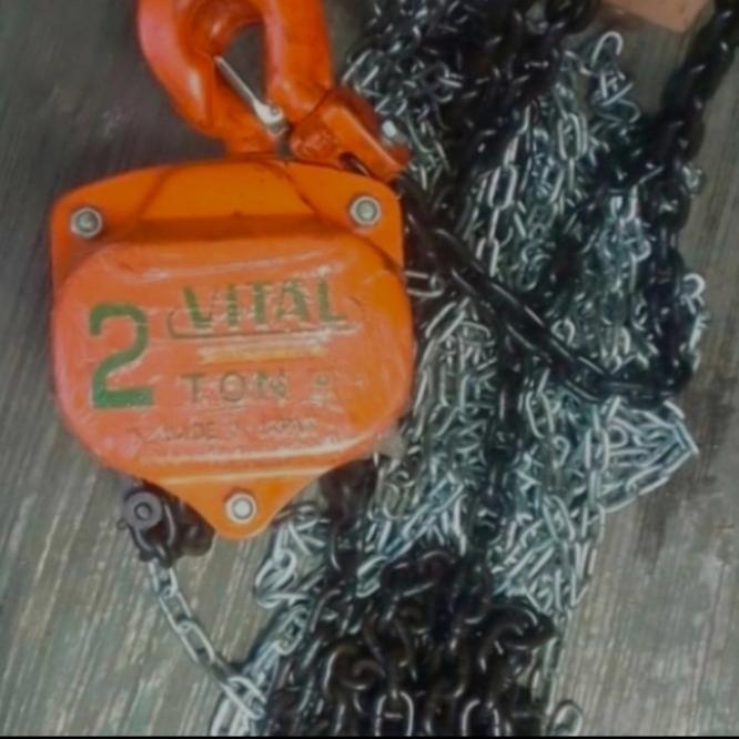 Jual Chain Block Vital 2 Ton X 7 Meter Takel Rantai Manual Original ...
