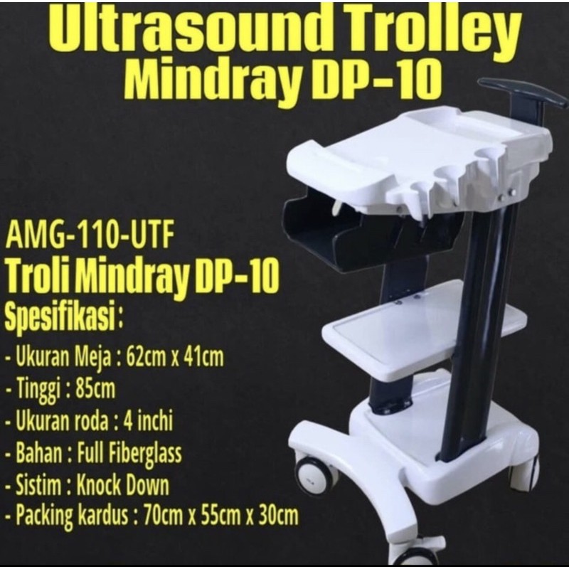 Jual Troli USG Mindray DP-10 Lokal | Shopee Indonesia