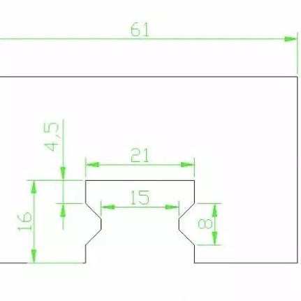 Jual Dust Cover Linear Guide Hgr 20 Lebar Rail 20Mm Cnc Laser Milling ...