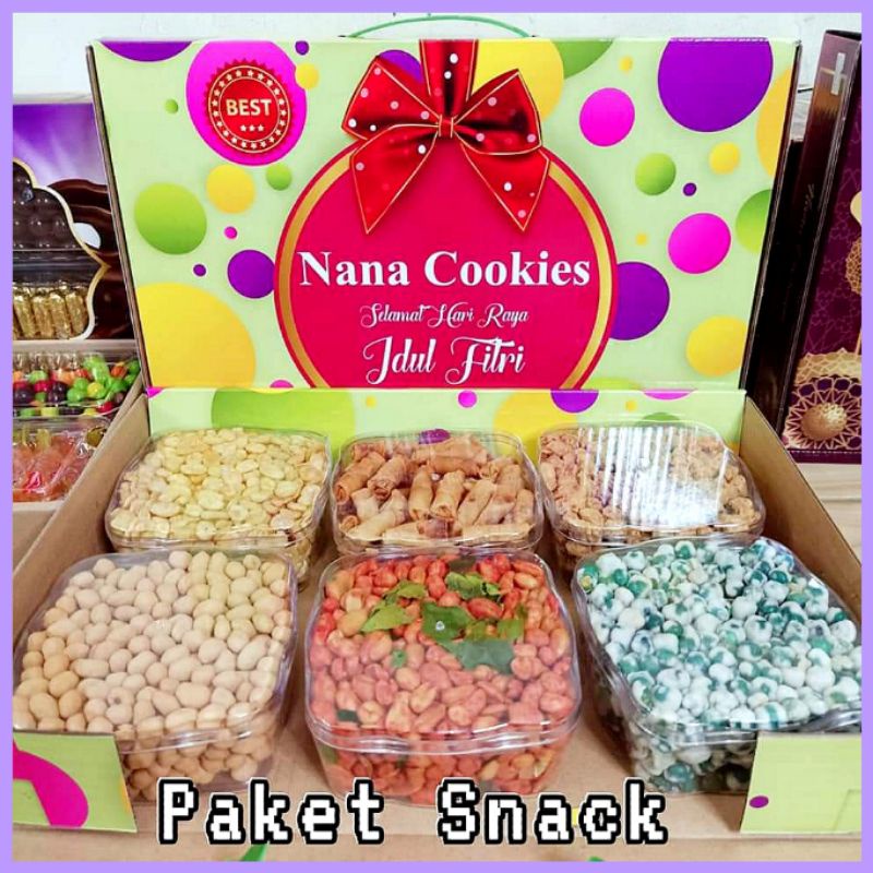 Jual Kue paket kacang kue paket lebaran / hampers lebaran / oleh oleh ...