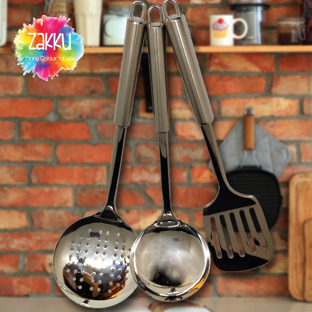 Jual ZAKKU CENTONG / SENDOK/ SPATULA / SARINGAN ALAT MASAK | Shopee ...