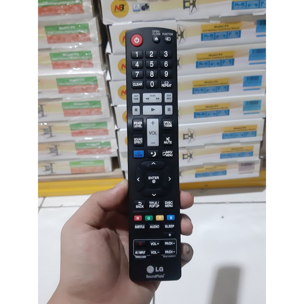 Jual REMOTE REMOT TV HOME THEATER LG ORIGINAL DVB/BLU-RAY PLAYER ...
