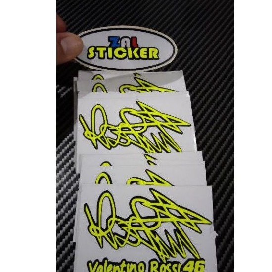 Jual sticker tandatangan Rossi | Shopee Indonesia