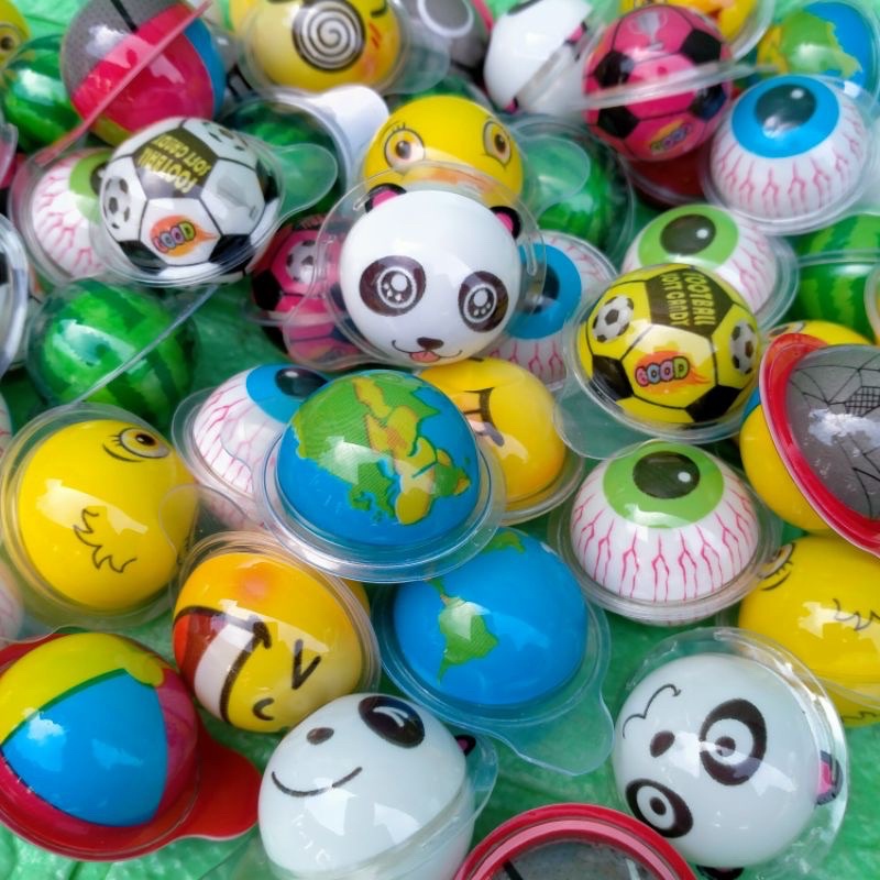 Jual 50 pcs bola mata viral bublegum trulli gummy permen viral permen ...