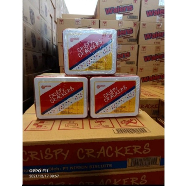 Jual Nissin Crispy Crackers Kaleng 750g | Shopee Indonesia