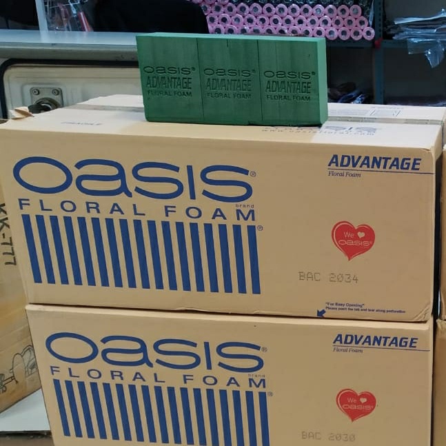 Jual TOKO ANQA-Busa Spon Bunga Floral Foam Bricks OASIS® Advantage per PC | Shopee Indonesia
