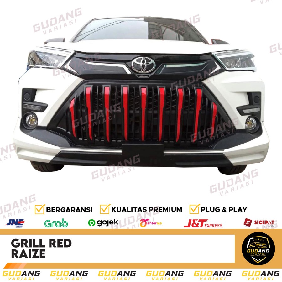 Jual Grill Raize Model Apollo Red / Merah | Shopee Indonesia