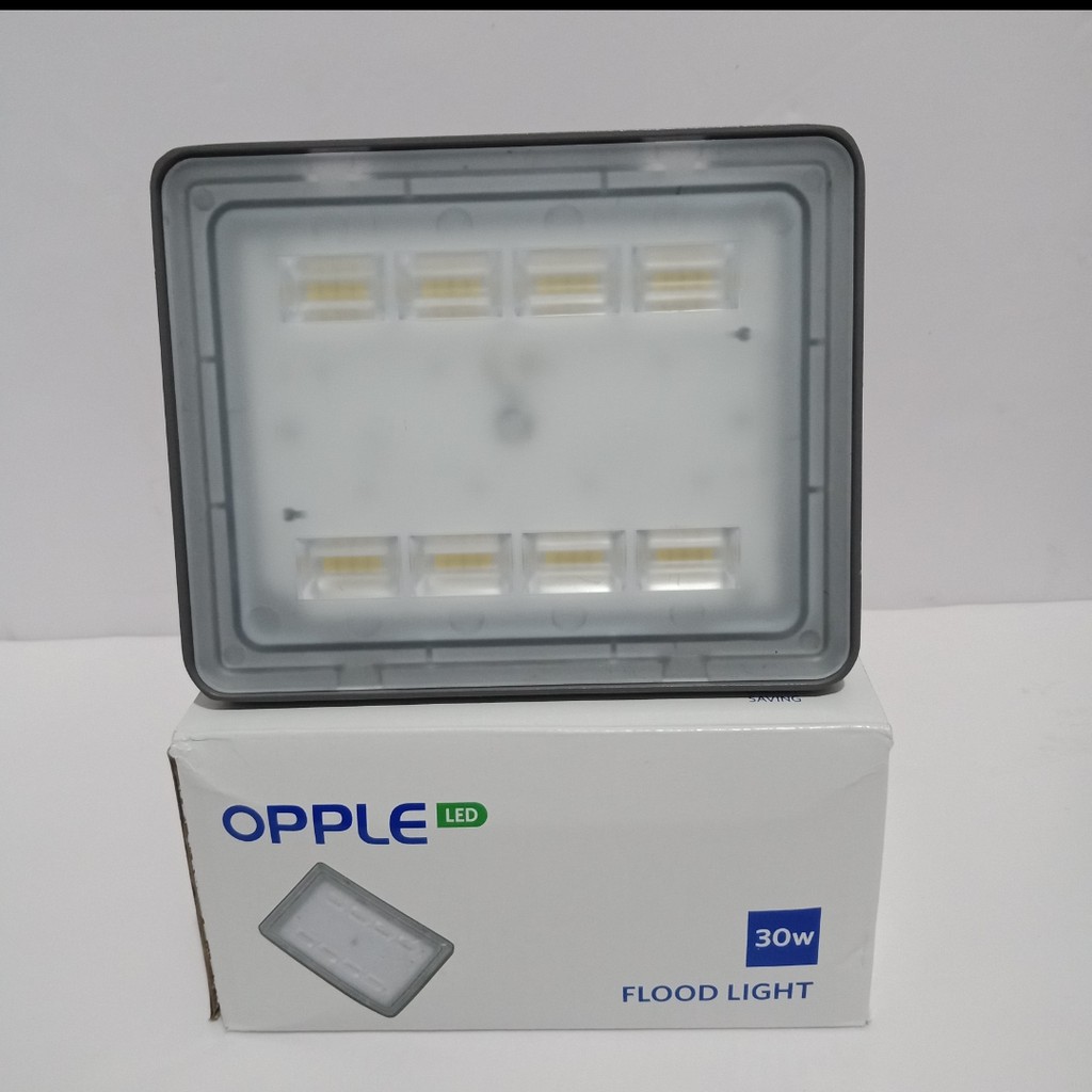 Jual Lampu Sorot LED OPPLE 30 watt Flood Light 30w Putih / Kuning GARANSI | Shopee Indonesia