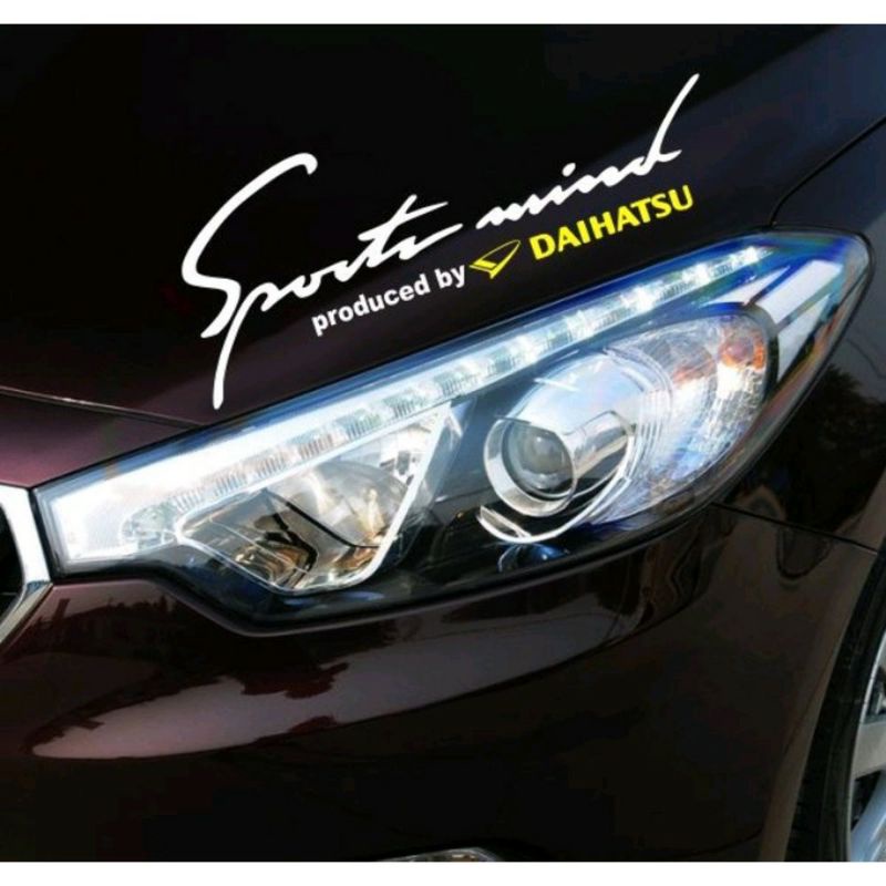 Jual sticker mobil stiker cutting buat di kap lampu keren | Shopee ...