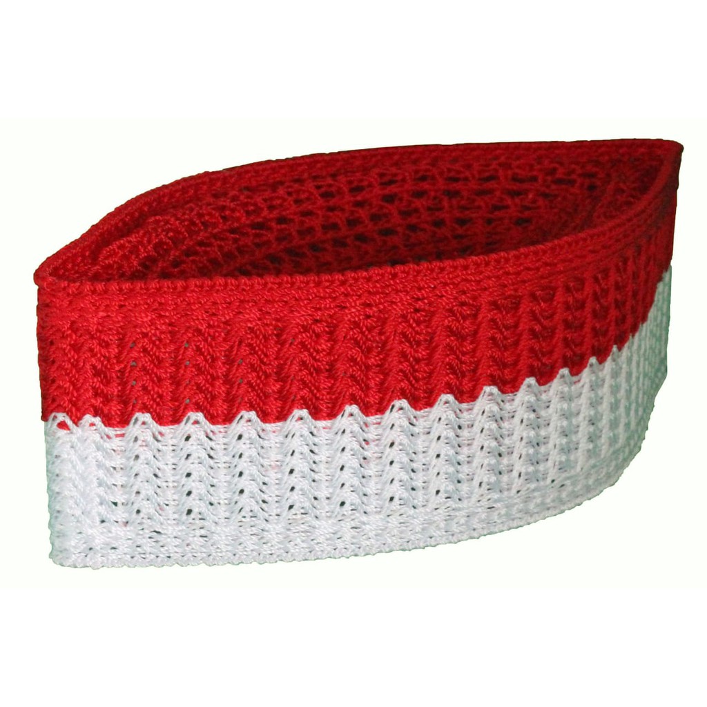 Jual Peci Rajut Handmade Edisi Spesial Merah Putih - Kopiah Rajut ...