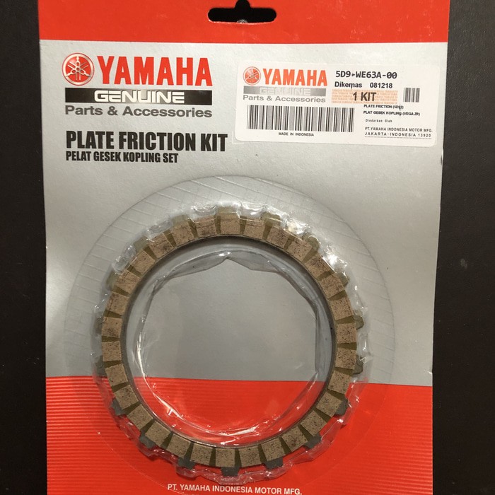 Jual Plat Kopling Kampas Yamaha Vega ZR Jupiter Z Z1 2011 2012 Asp 5D9 [Bakti Utama Motor 186 ...