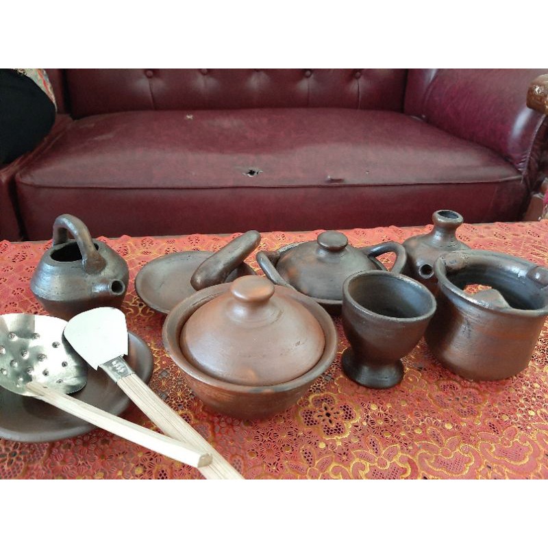 Jual Mainan Anak Tradisional/Gerabah/Pasaran/Alat Masak 13 Macam Murah ...