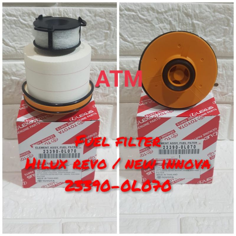 Jual FUEL FILTER SOLAR TOYOTA INNOVA REBORN HILUX REVO FORTUNER VRZ ...