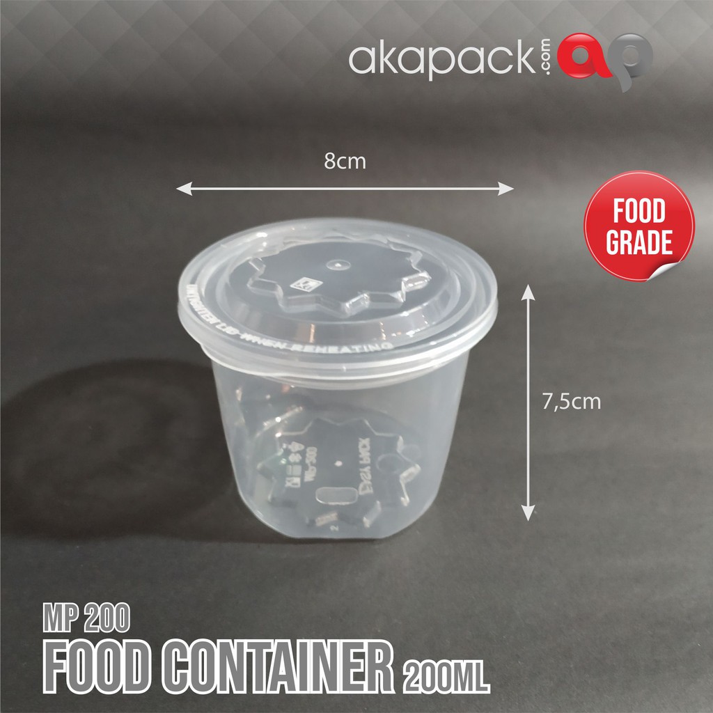 Jual Cup Puding Easypack MP 200 | food container 200ml | Shopee Indonesia