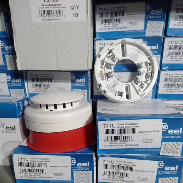 Jual Smoke detector Edward type ESL 711U photosensor electric smoke ...