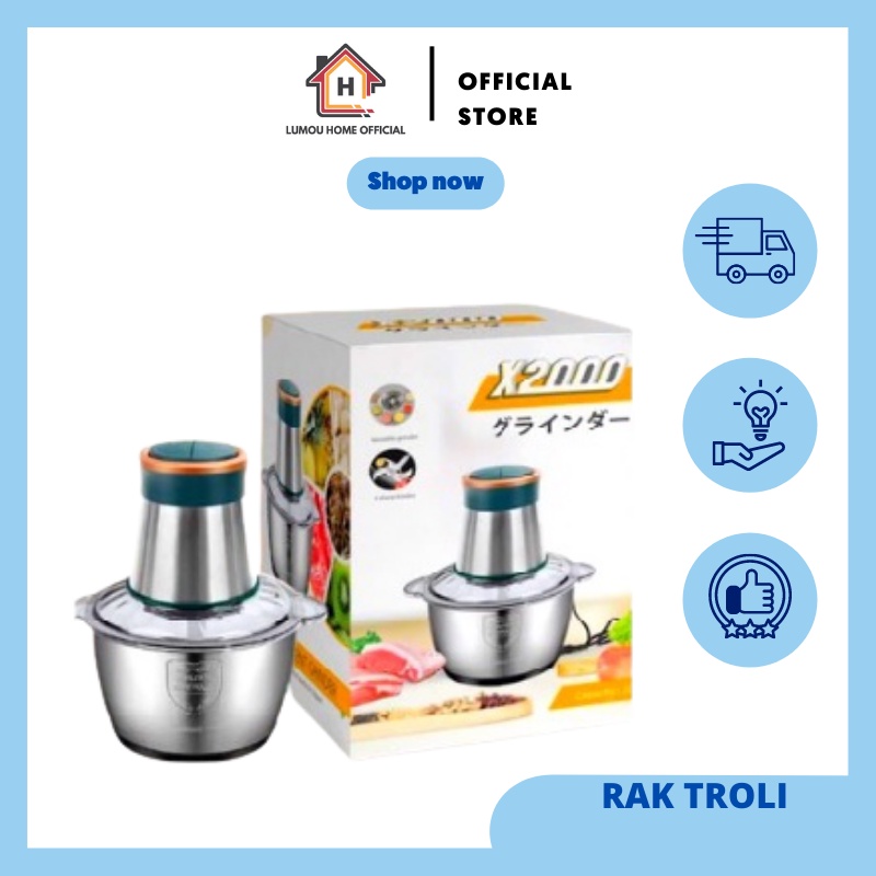 Jual Blender X2000, Penggiling daging multifungsi, Blender INOX 250W ...
