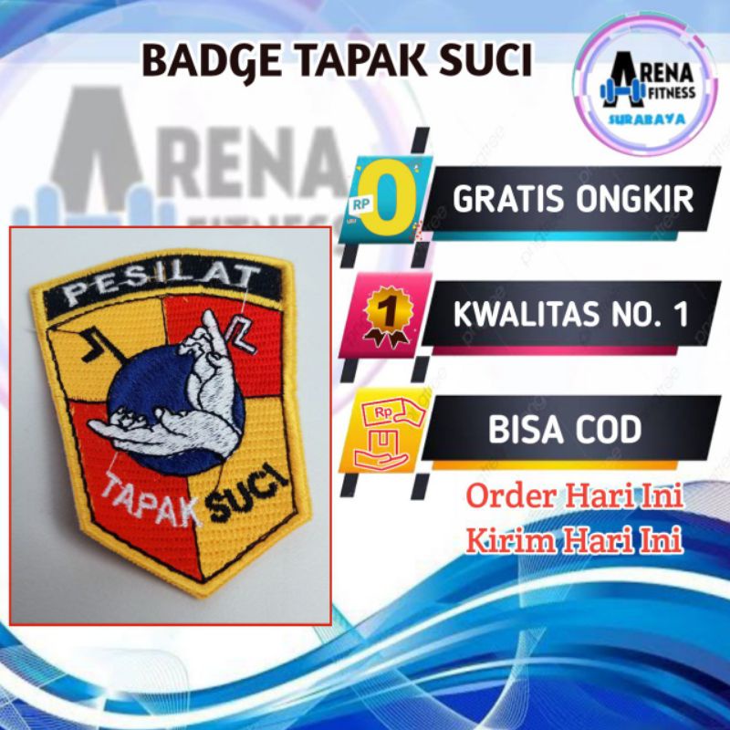 Jual Badge silat Tapak suci Badge silat Tapak suci Bet tapak Suci Logo ...
