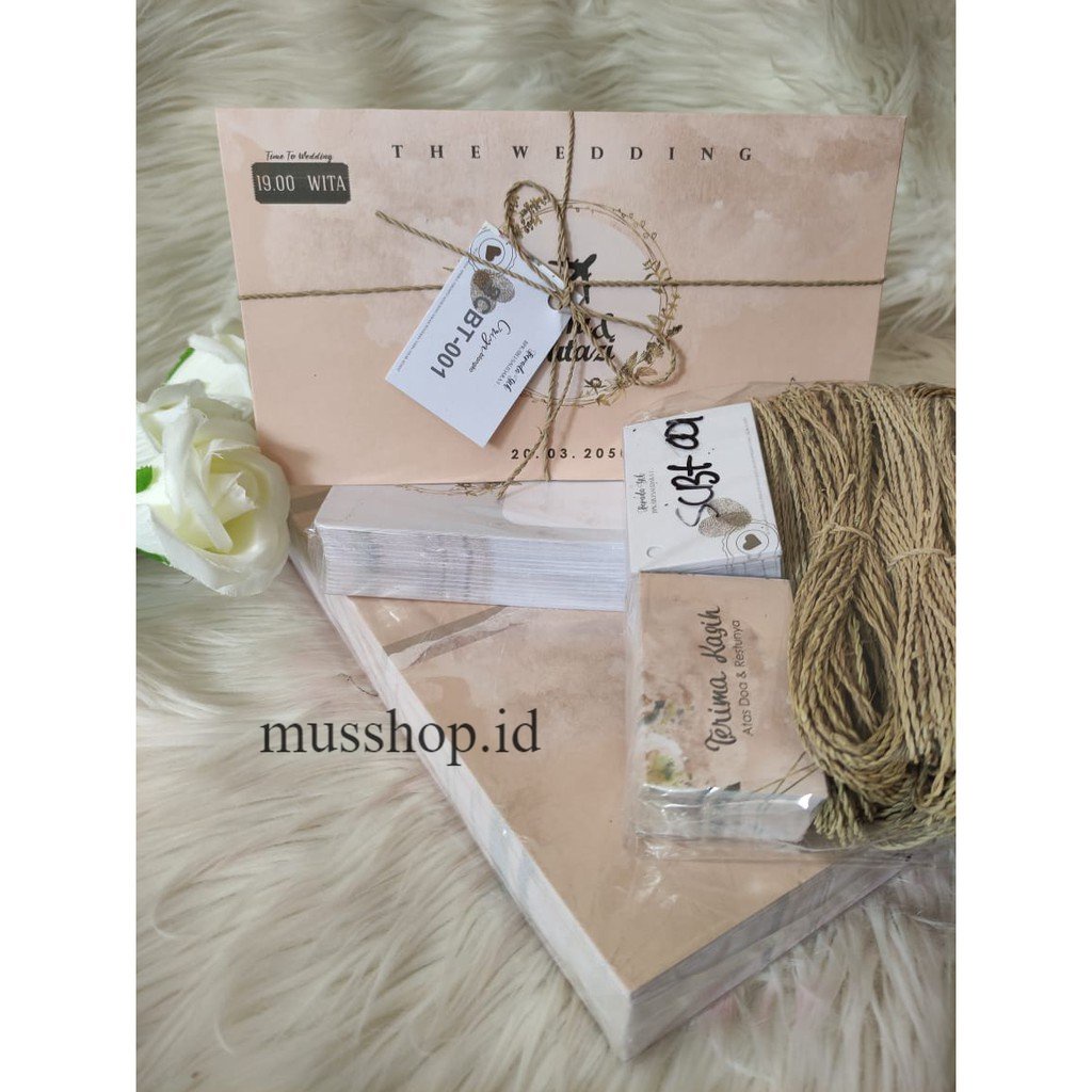 Jual SCBT 001 Blangko Undangan KOSONGAN Griya Blangko | Shopee Indonesia