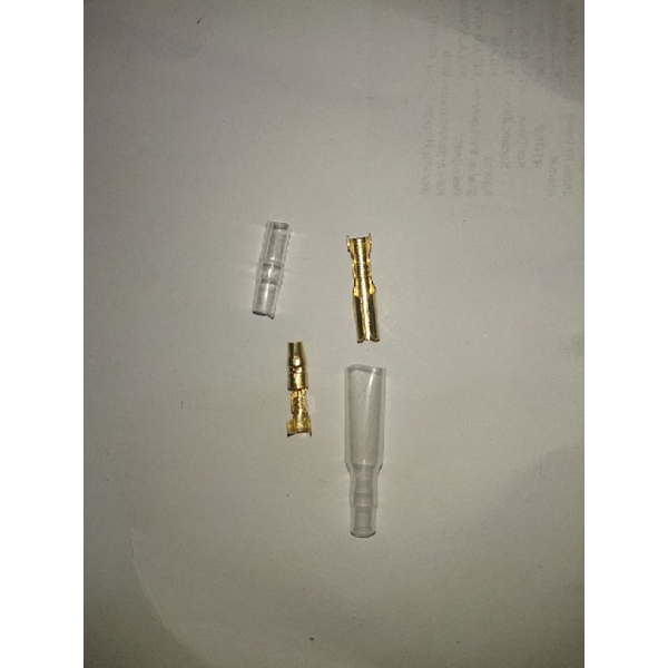Jual 1 SET SOKET SKUN PELURU MOTOR BULAT MALE FEMALE PLUS COVER KARET ...