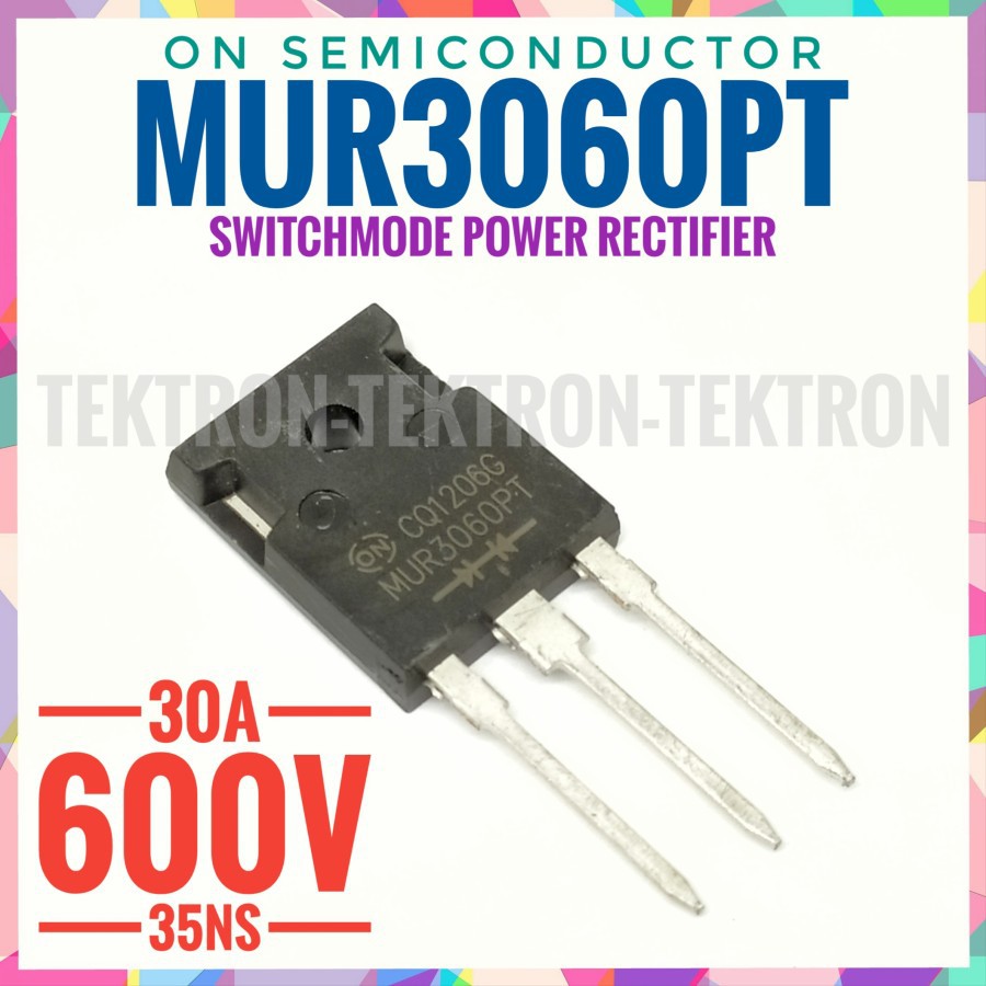 Jual On Semiconductor MUR3060PT Ultrafast Recovery Diode MUR3060 30A 600V | Shopee Indonesia
