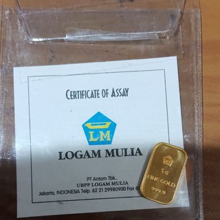 Jual 5 GR (GRAM) LOGAM MULIA/LOGAM MULIA ANTAM/LM/EMAS ANTAM LAMA ...
