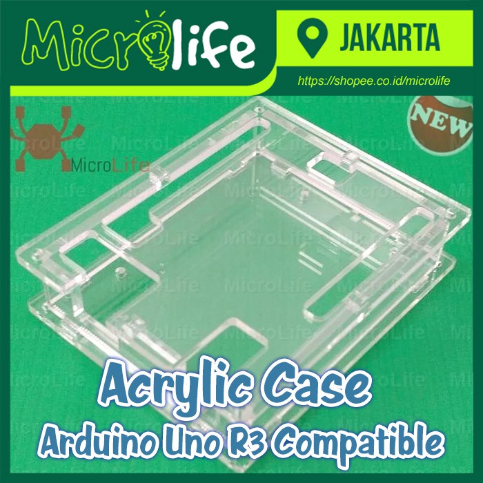 Jual Acrylic Case Arduino Uno R3 Compatible | Shopee Indonesia
