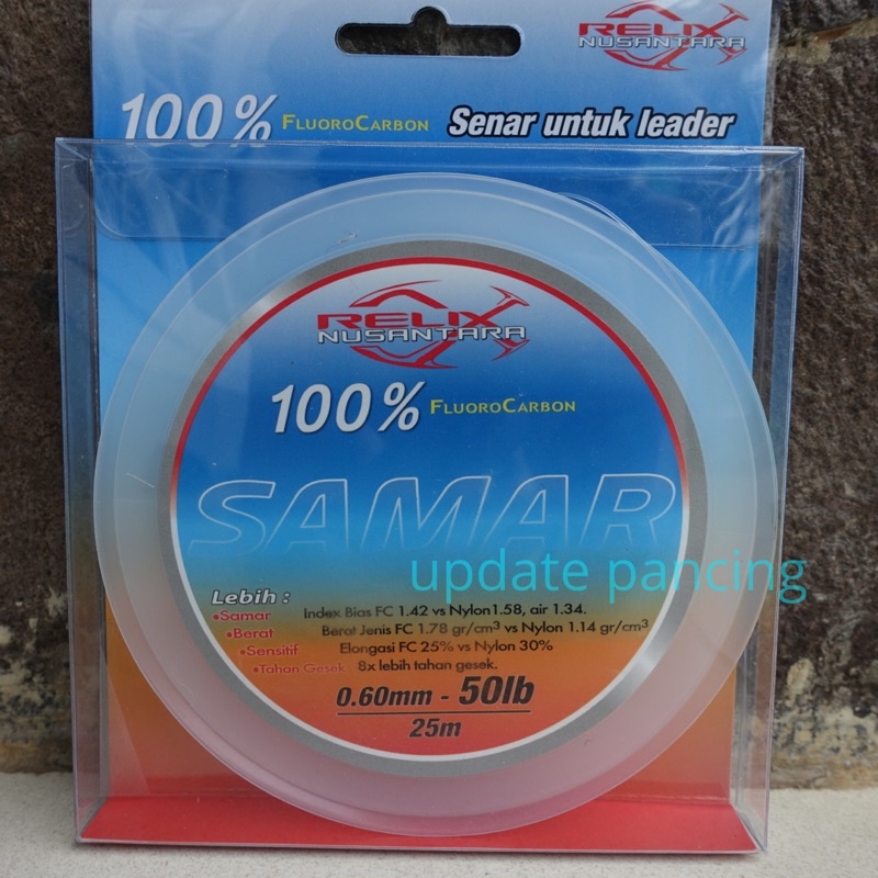 Jual senar Leader SAMAR Relix Nusantara FluoroCarbon 100% asli original | Shopee Indonesia