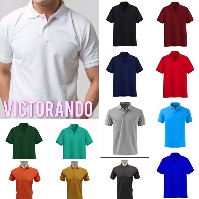 Jual KAOS KERAH POLOS/ KAOS POLO/ KAOS PRIA POLOS/Polothrit polos ...