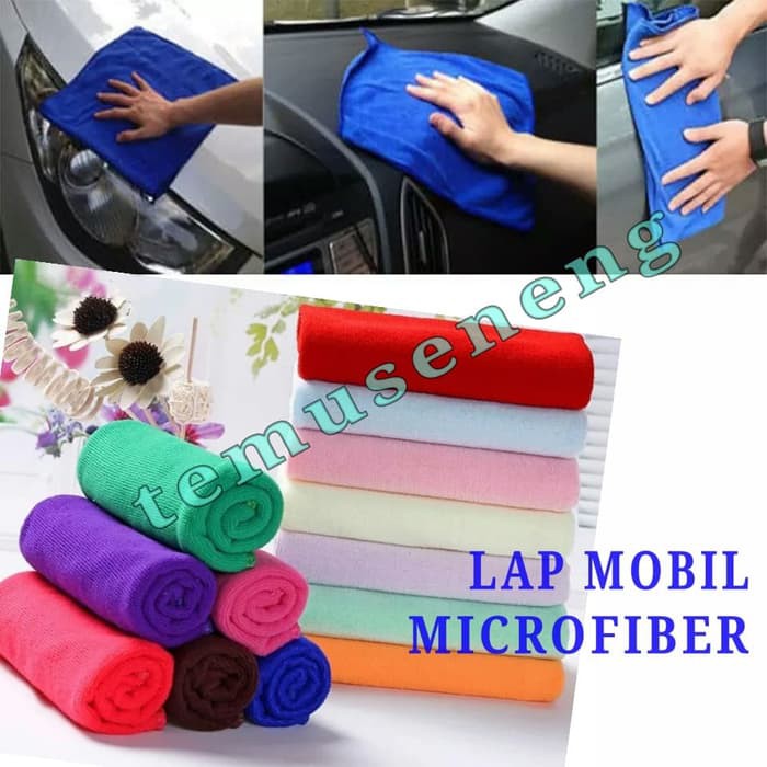 Jual Lap Kain Cuci Mobil Motor Handuk Micro Fiber Mikrofiber Halus ...